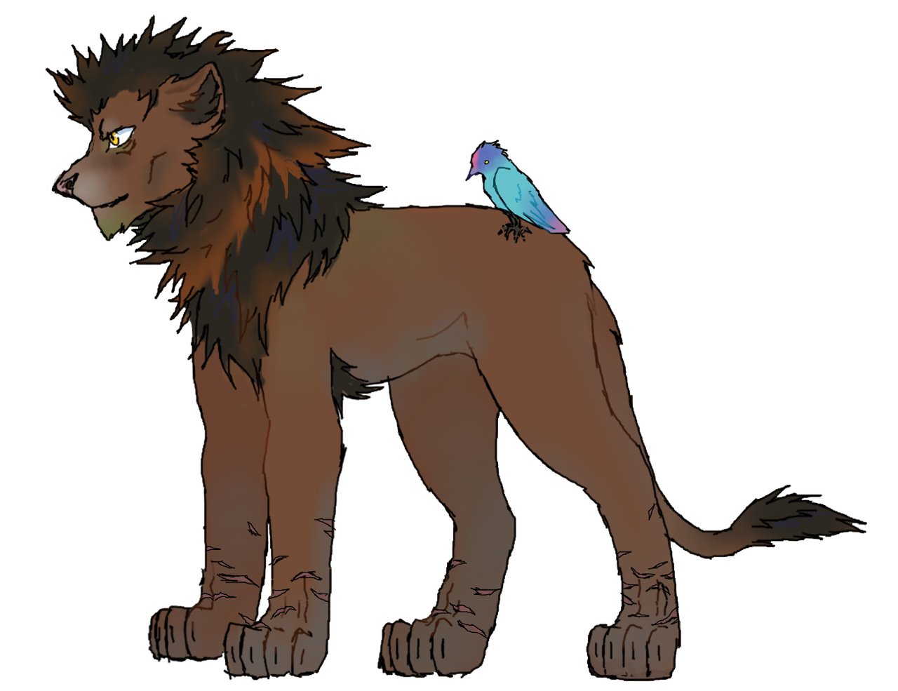 Badly Draw the Lion Above You! :|: Lioden