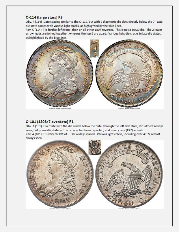 AD: - New attribution guide for Capped Bust Halves...comprehensive and ...