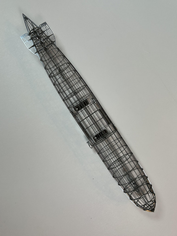 Finished Photos of 1/1000 Scale Metal Skeleton Graf Zeppelin (LZ127 ...