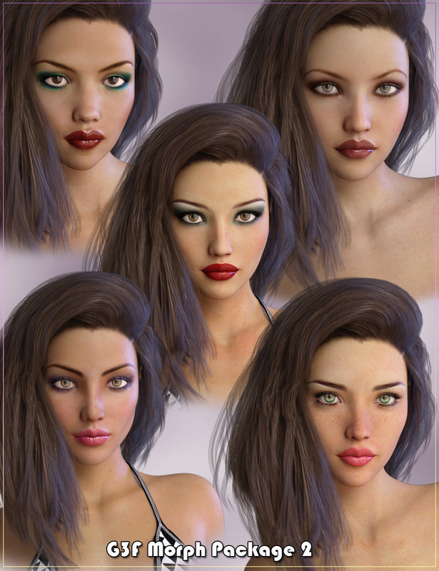 P3D G3F Morph Package 2 2025 - Free Daz 3D Models