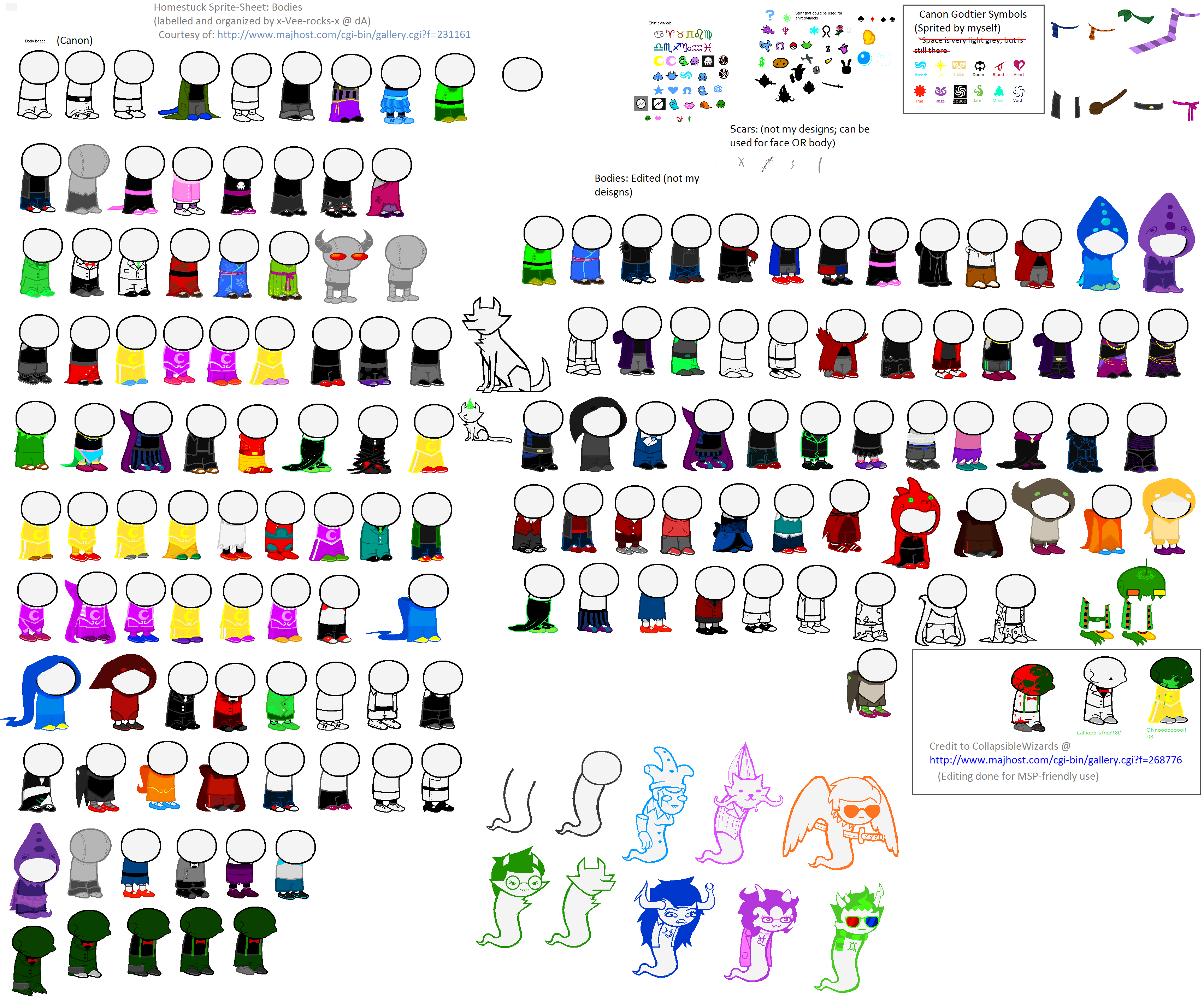 x vee rocks x homestuck body spritesheet — Postimages