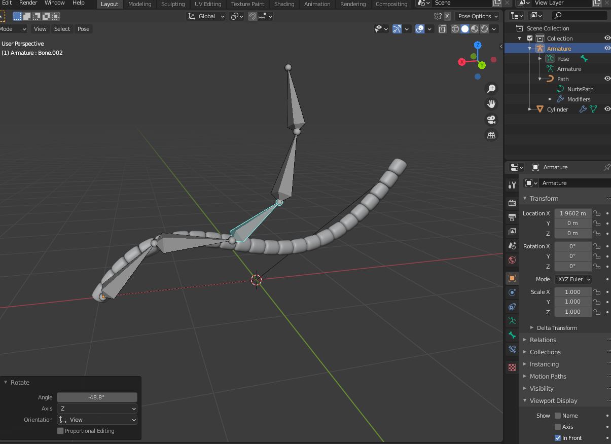 Is there a way to deform a path using an armature? : r/blenderhelp