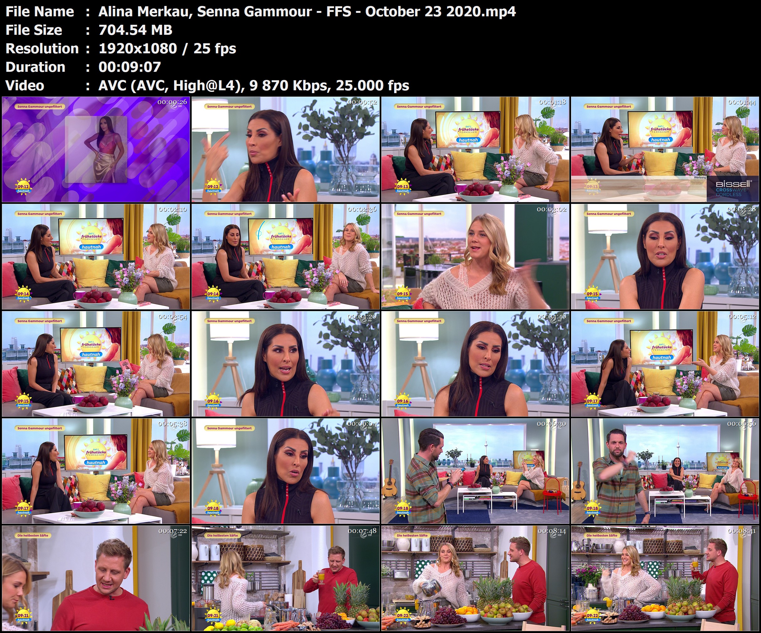 Alina Merkau, Senna Gammour FFS October 23 2020 — Postimages