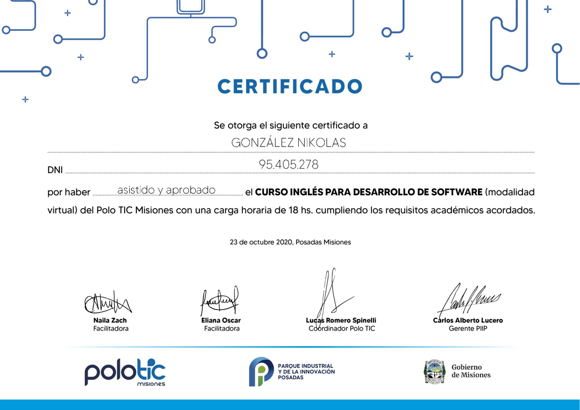 Nikolas Gonzalez - Java Developer | LinkedIn