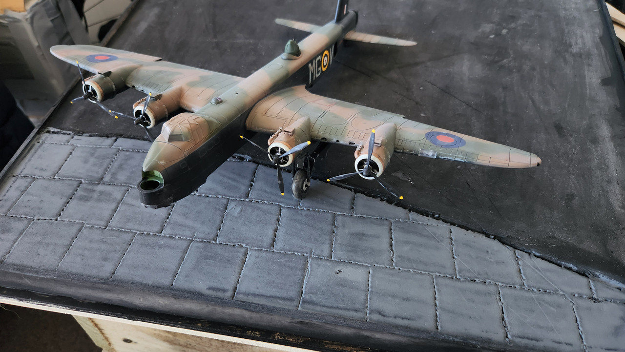 RAF Oakington, Sunday 15th November, 1941 - this diorama depicts the hardstand and perimeter ...