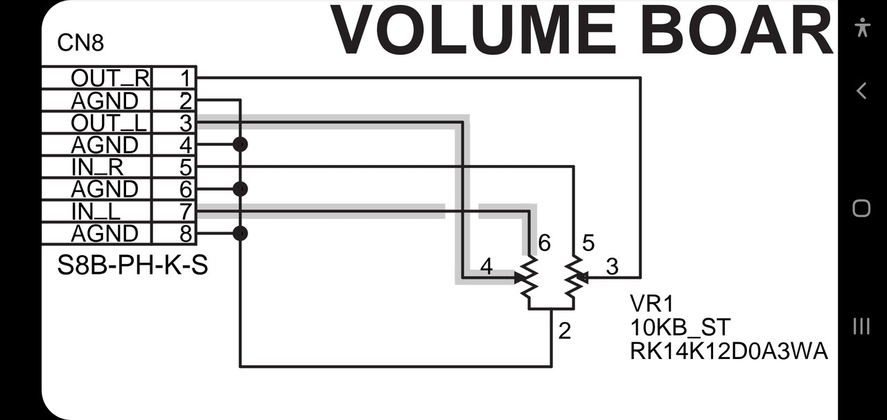 VG-8 volume board pot