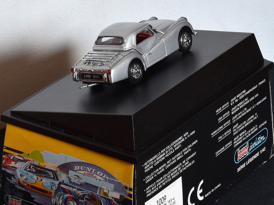 Triumph TR3 A metallic silver 1957 ( Jouef Evolution) 02 — Postimages