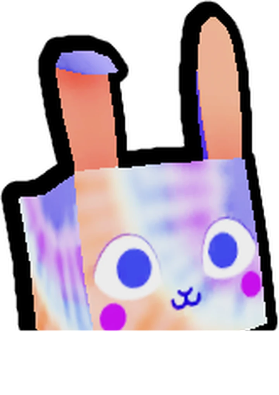 tiedye bunny - Pet Simulator 99 (PS99) Item - 123Demands