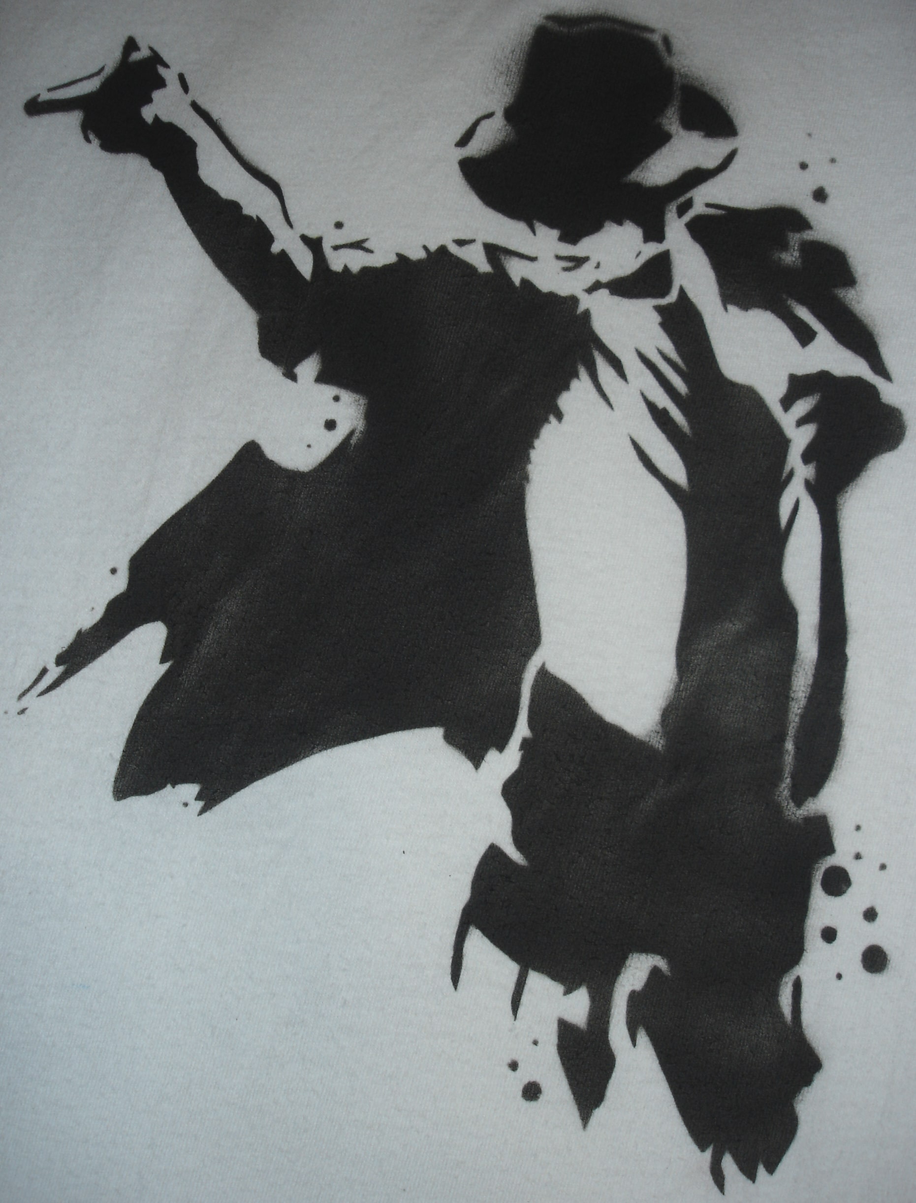 Michael Jackson Stencil Shirt by joey23ep — Postimages