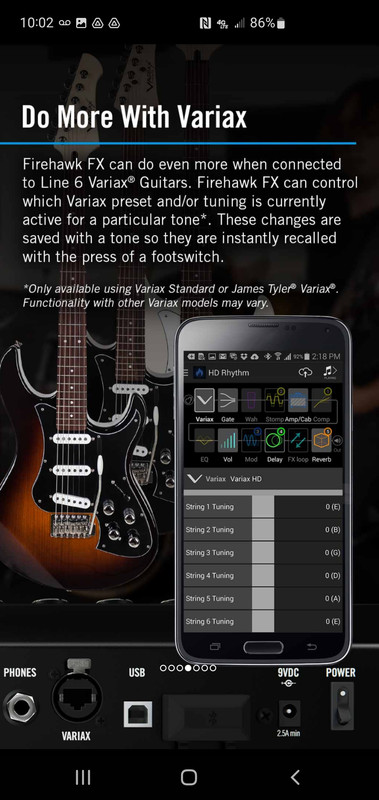 Variax Standard with Pod instead of Workbench Hd?