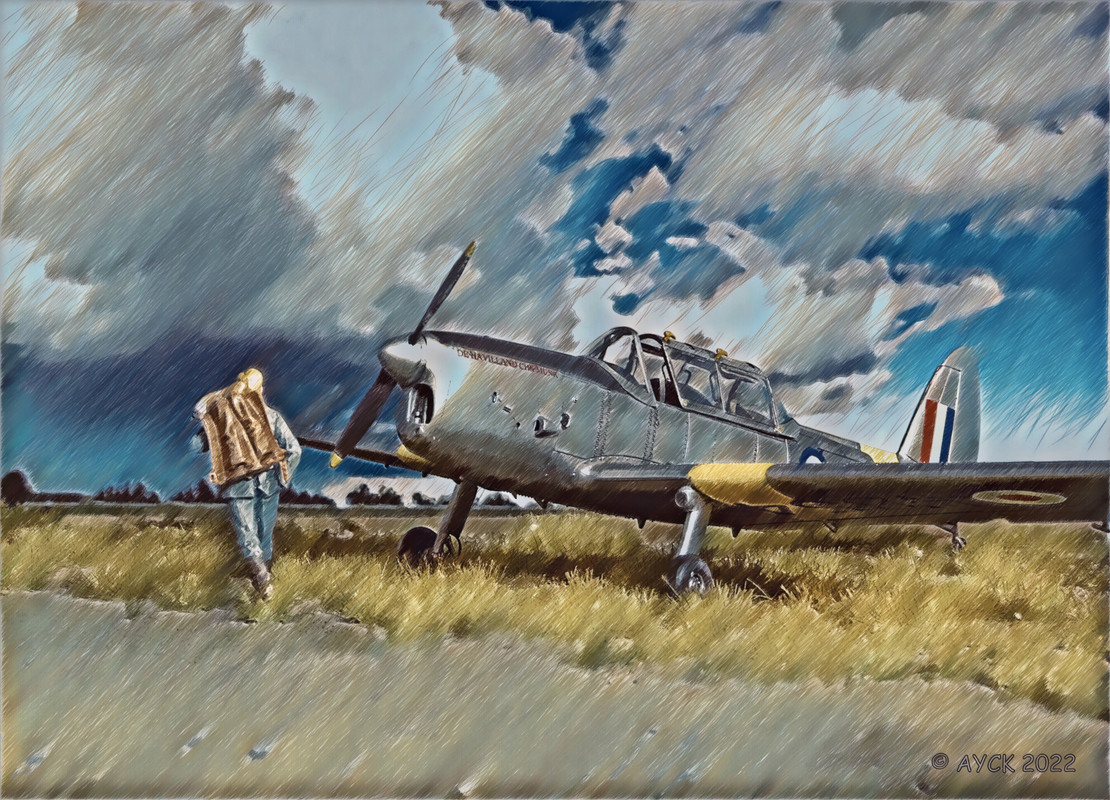 Chipmunk——- Quitting time - Aviation Art - Britmodeller.com