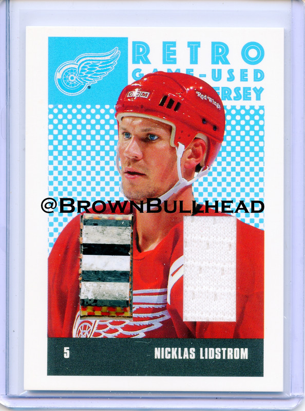 Stick Jersey RSJ 22 Nicklas Lidstrom Detroit Red Wings COPY 1 A ...