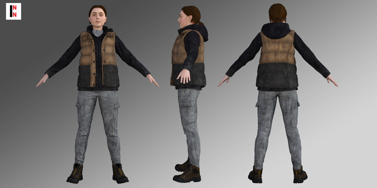 (FILLED) TLOU2 Leah For Genesis 8 Female By INN Models - Free Daz 3D Models