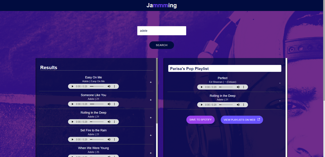 GitHub - pzakeri22/spotify-app: Allows users to search songs from Spotify and create a new ...