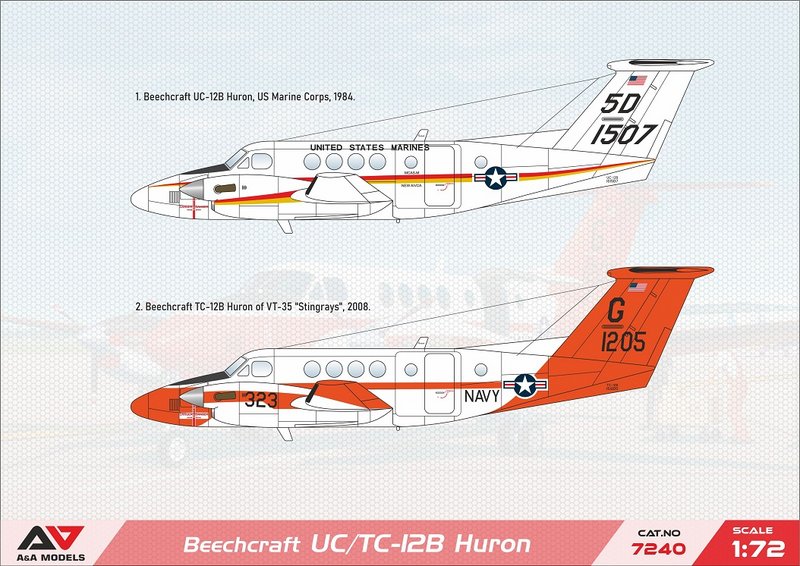1/72 - Beechcraft 200 & 350 Super King Air & C-12 Huron by A&A Models ...