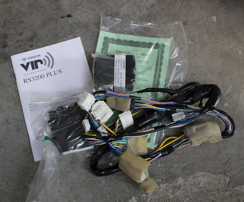 Toyota alarm RS3200 PLUS installed | Toyota RAV4 Forums