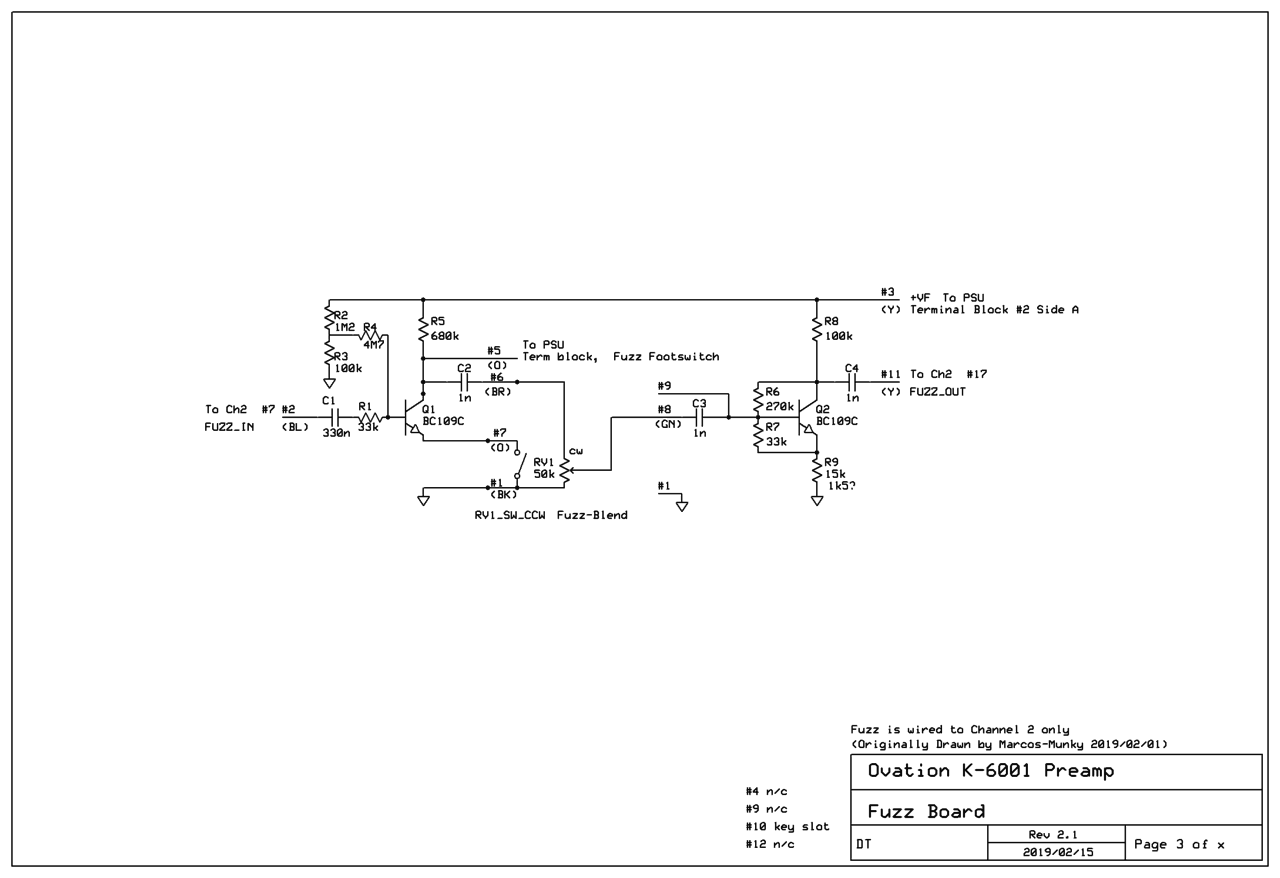Ovation K6001 3ofx Fuzz Board — Postimages