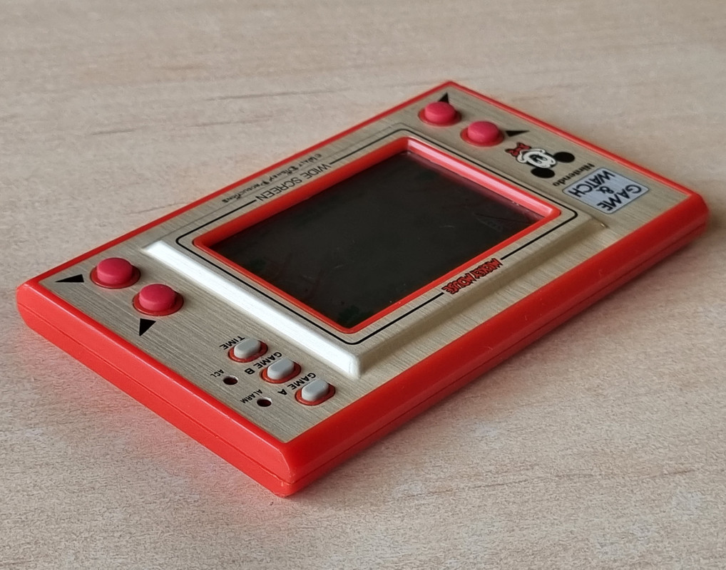 NINTENDO GAME & WATCH : MICKEY MOUSE ( MC-25 ) WIDESCREEN NINTENDO GAME & WATCH : MICKEY MOUSE ( MC-25 ) WIDESCREEN