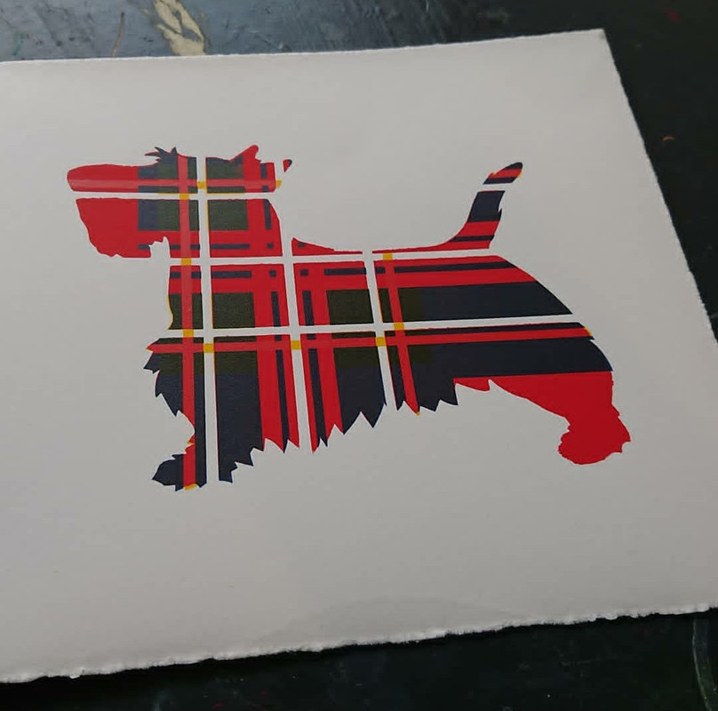 Are we sharing dog prints? Learned photolitho last summer and made an edition of my dog. : r ...