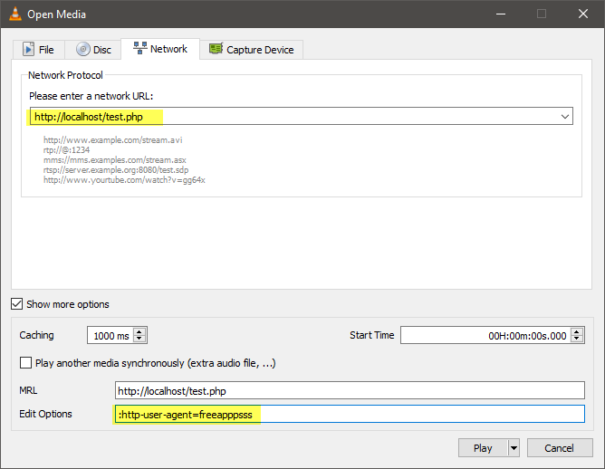 Vlc 403 Forbidden When Redirect To External Link By Php Stack Overflow