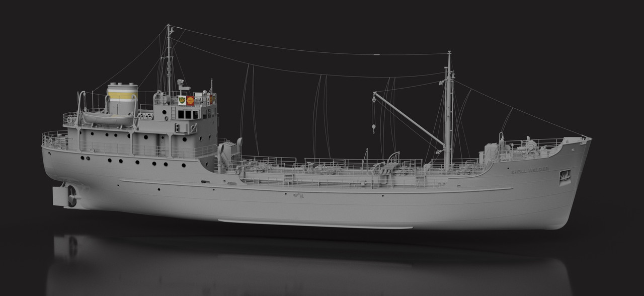 Shell Welder - 1955 - UK Tanker Coaster - 3D Print - 1/100 - Page 4 ...