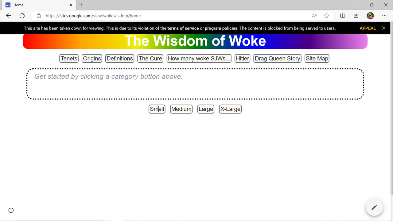 Woke Wisdom Appeal — Postimages