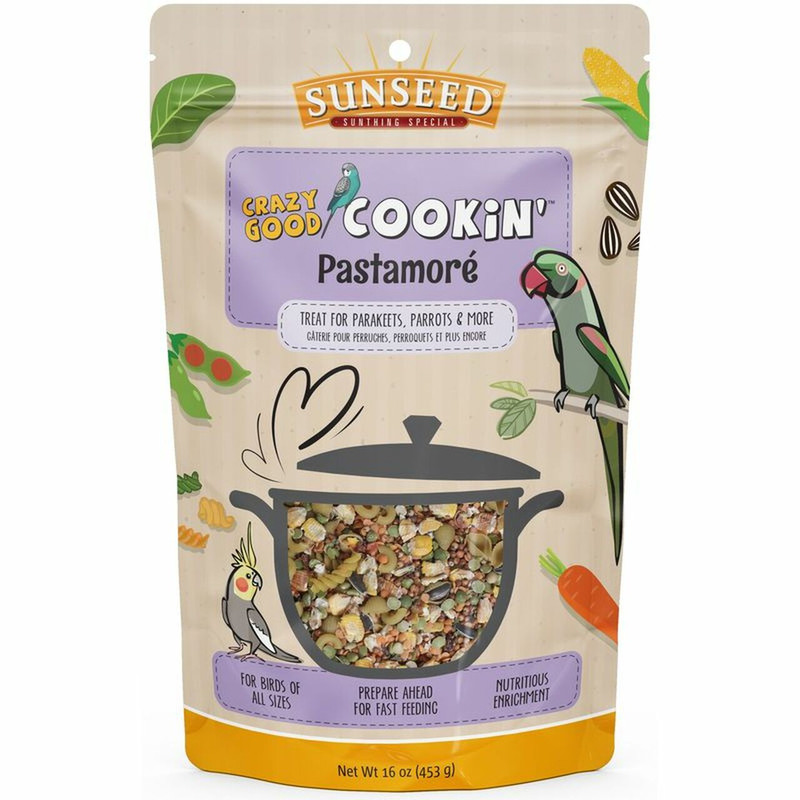 Crazy Good Cookin' Pastamore' 1lb | Avian Antics
