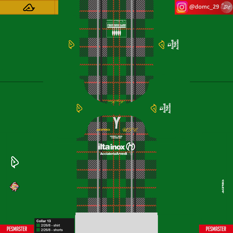 Cremonese GK Green Natale23 — Postimages