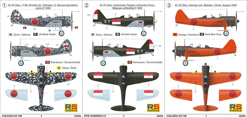 1/48 - Mansyū Ki-79a & b by RS Models - released - new boxing - The ...