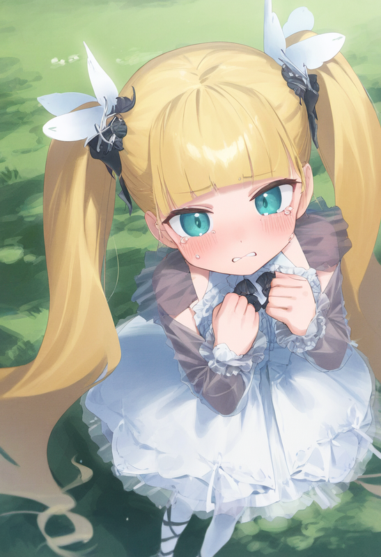 1girl mikozin NDGD ohlia kobayashi ritz reoen tsundere from above aqua s 1723889787 — Postimages