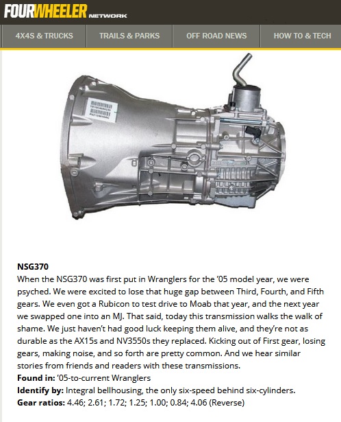 NSG370 compatability for Rubicons | Jeep Wrangler Forum