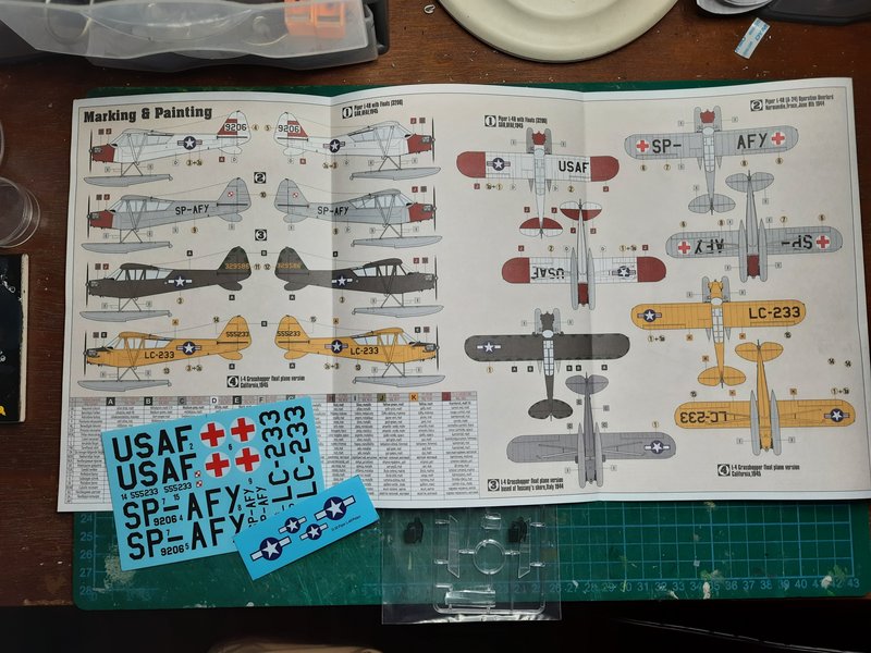 Piper L-4H Grasshopper with floats - Work in Progress - Aircraft ...