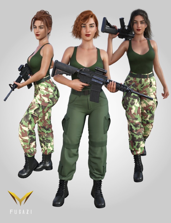FG Military Poses 2025 - Free Daz 3D Models