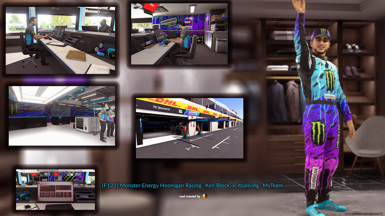 [F1 22]Hoonigan Racing Ken Block x Itsaliving MyTeam -gallery- – When ...