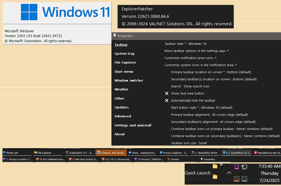 Windows 11 taskbar multiple rows - Super User