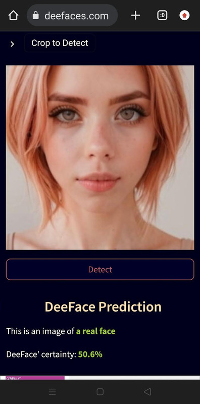 I made an AI tool to detect AI faces on social media : r/SideProject