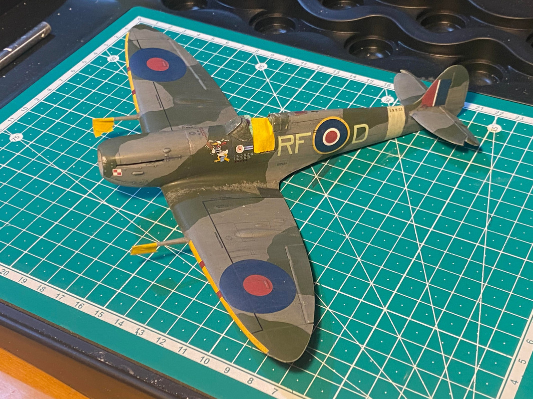 TonyOD's Spitfire production line: Spitfire Mk Vb, Sqn. Ldr, Jan ...