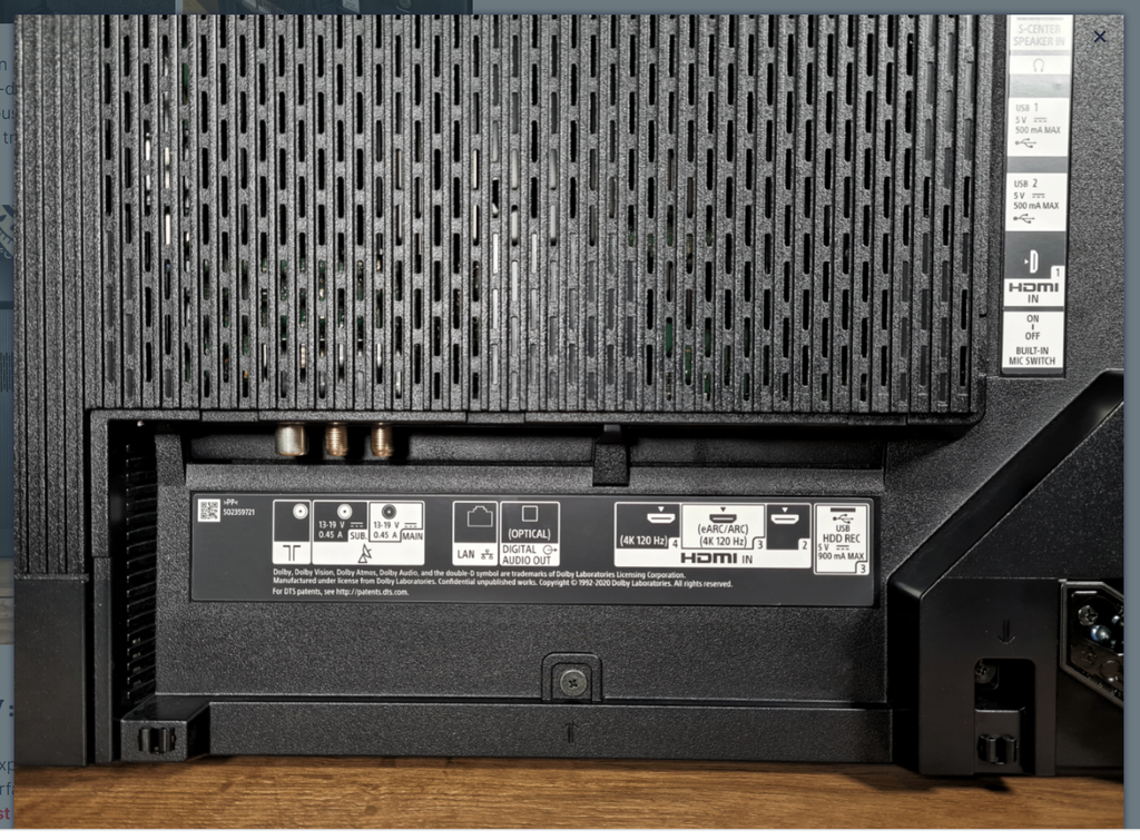 «2021 - Sony A90J (AJ90) OLED 4K en 55/65/83” (màj) - Page 171 ...