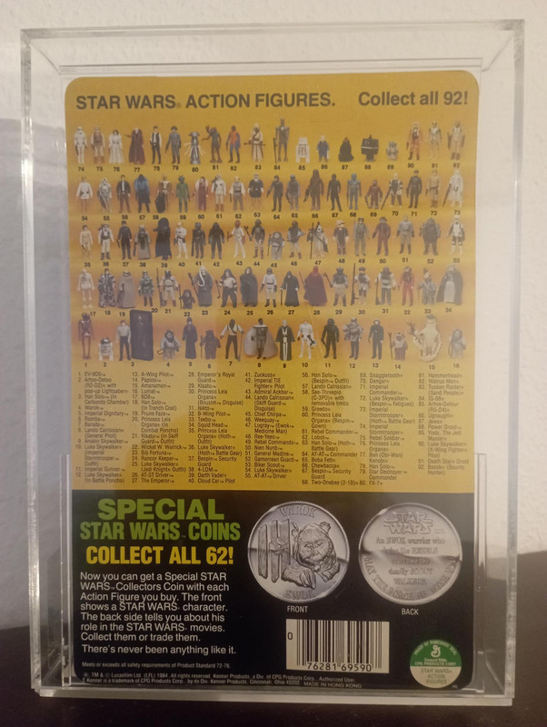 SOLD - Vintage Kenner POTF 92 Back Luke Stormtrooper AFA85 Y-NM+ ...