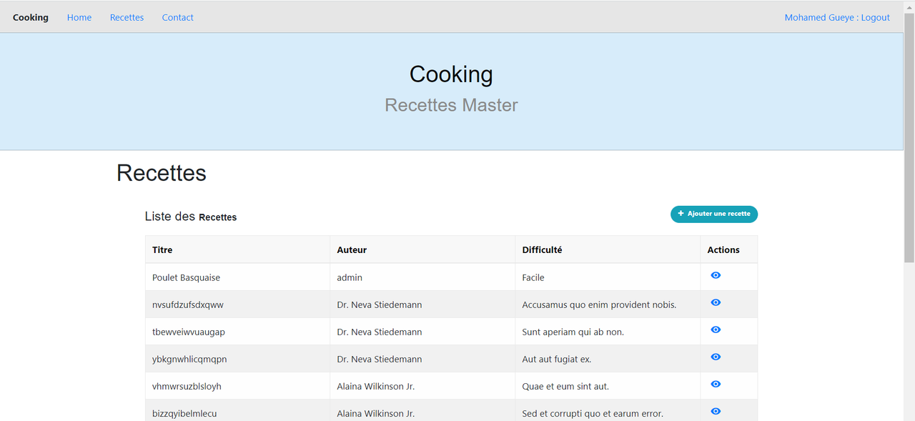 GitHub - gobelait/Recettes: Laravel project : Recipes blog