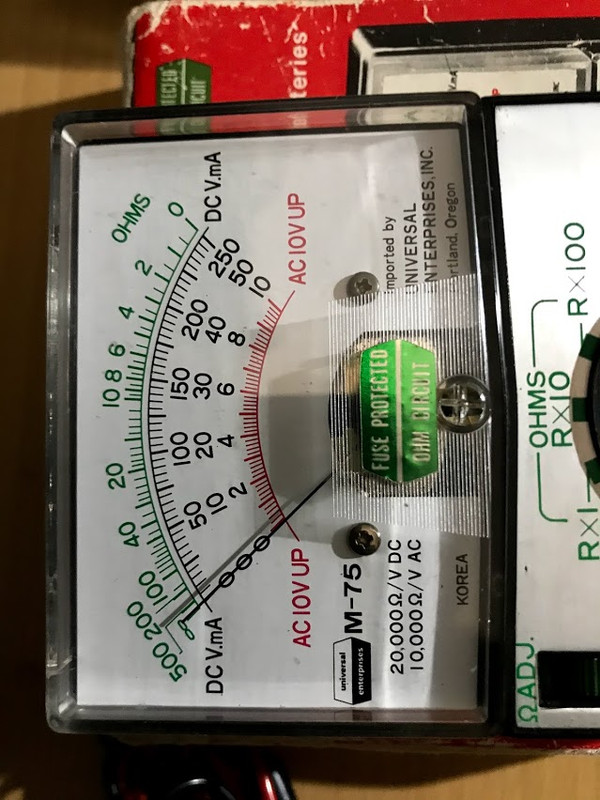 Analog VOM meter -- time for upgrade? - Page 1
