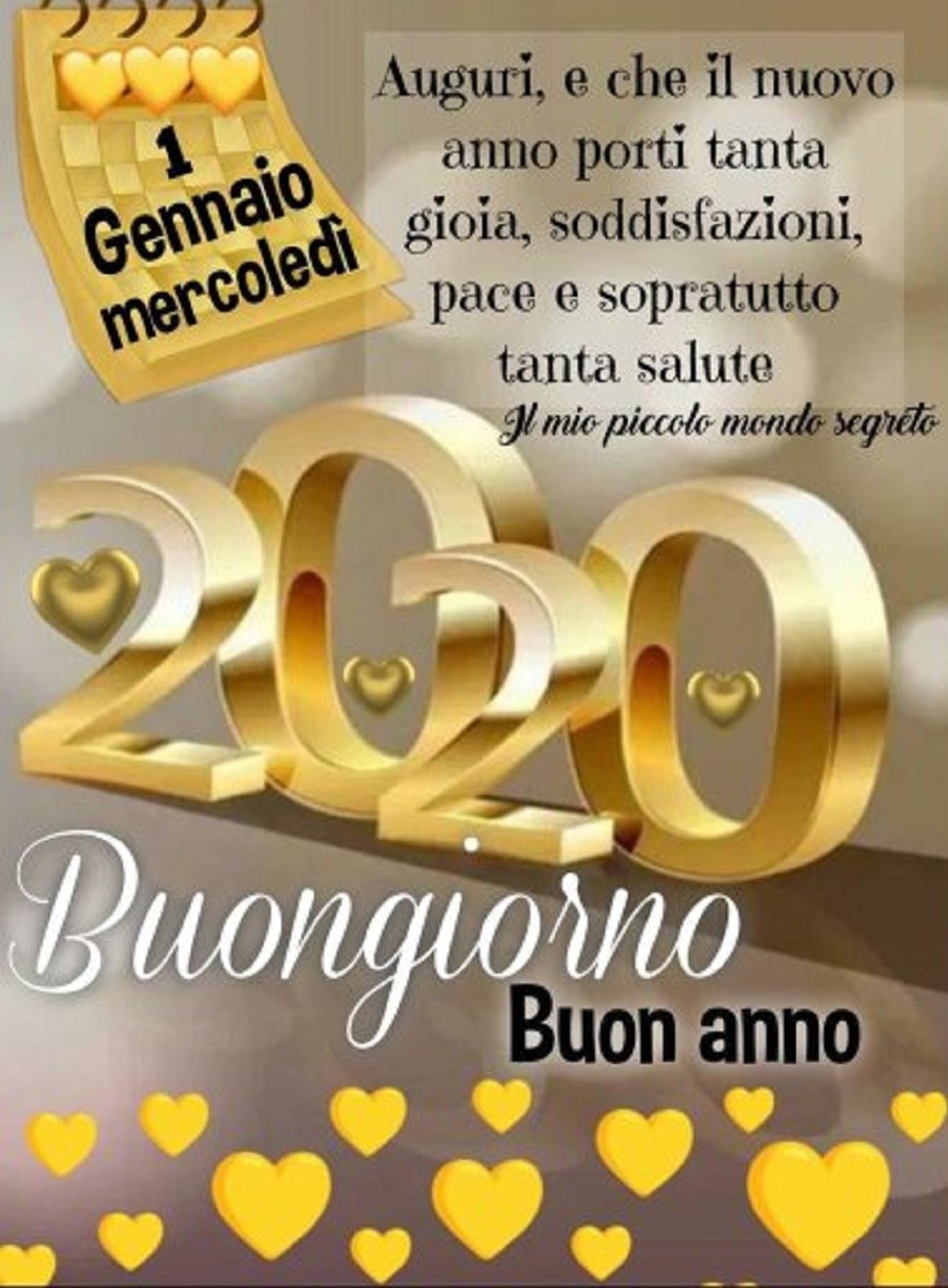 Buongiorno, Buon Anno 2020 — Postimages