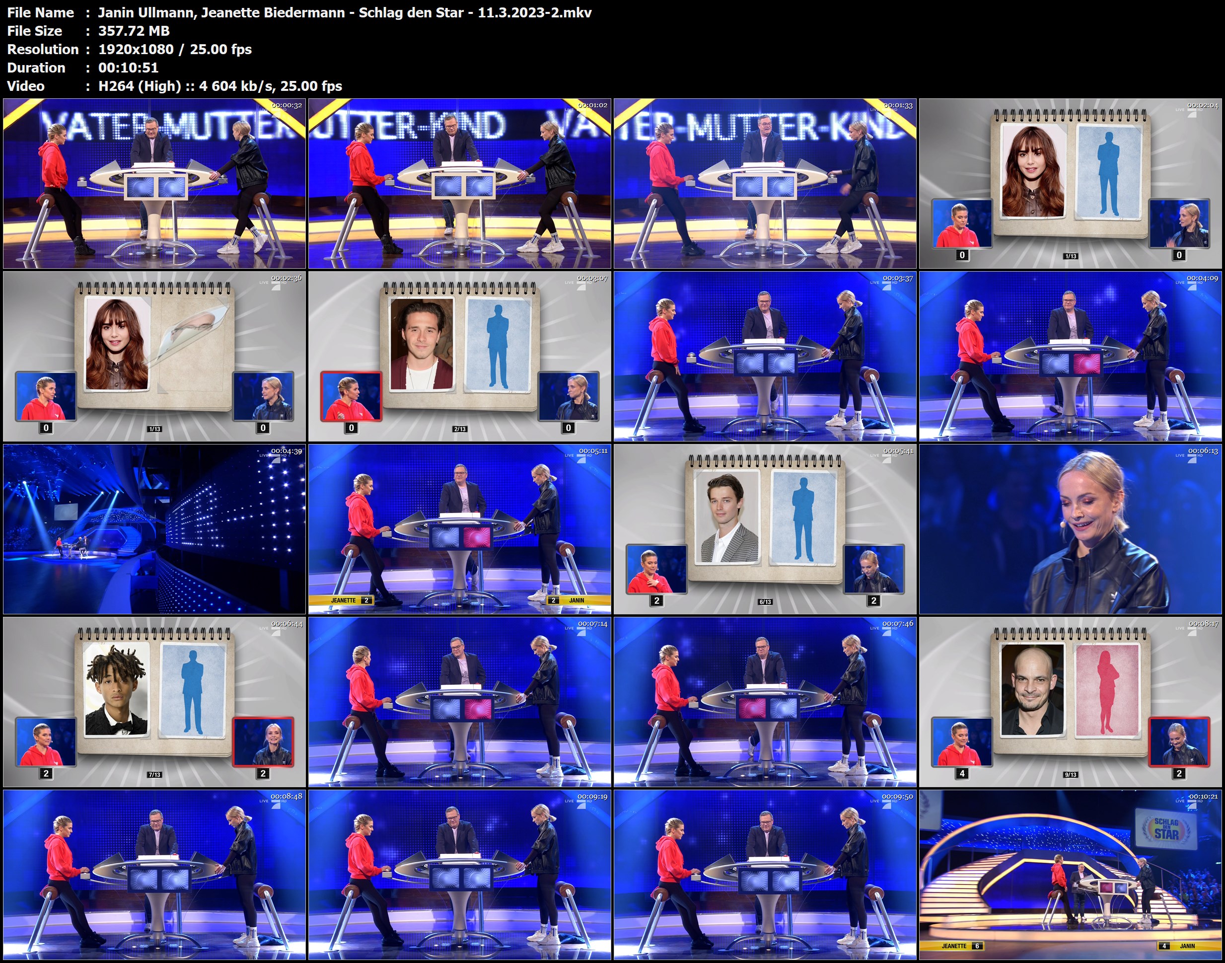 Janin Ullmann Jeanette Biedermann Schlag den Star 11 3 2023 2 — Postimages