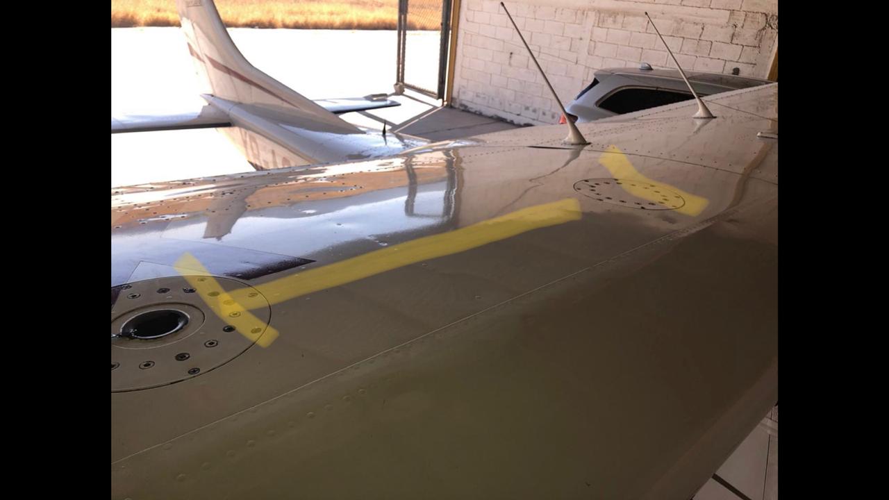Cessna Flyer Association - C182 Fuel port and new 44 G bladders, inward ...