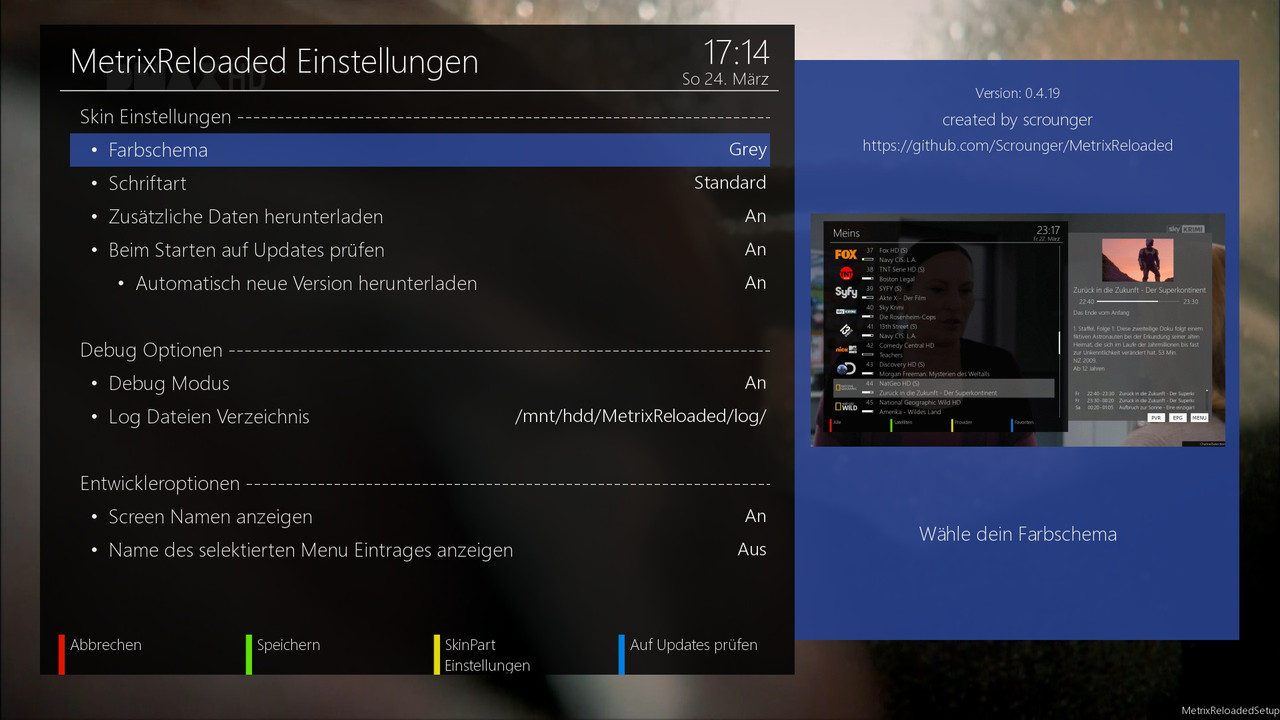 Metrix Reloaded Setup — Postimages