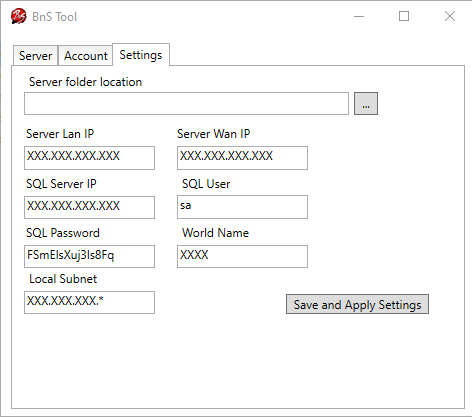[RELEASE] BnS Admin Tool | RaGEZONE - MMO Development Forums