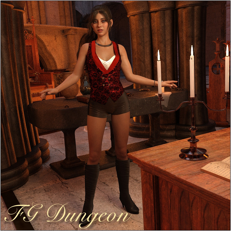FG Dungeon - Free Daz 3D Models