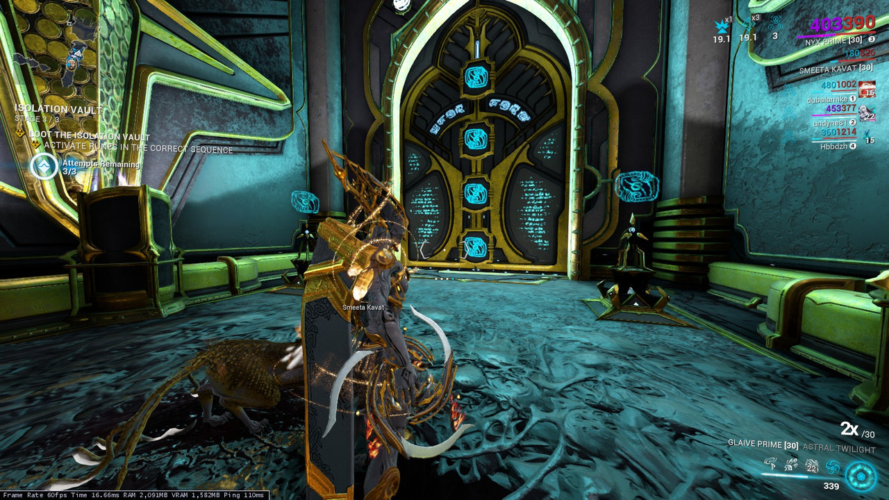 Bug in Isolation Vaults - Same 4 Requiem Symbols Appear to Shoot ...