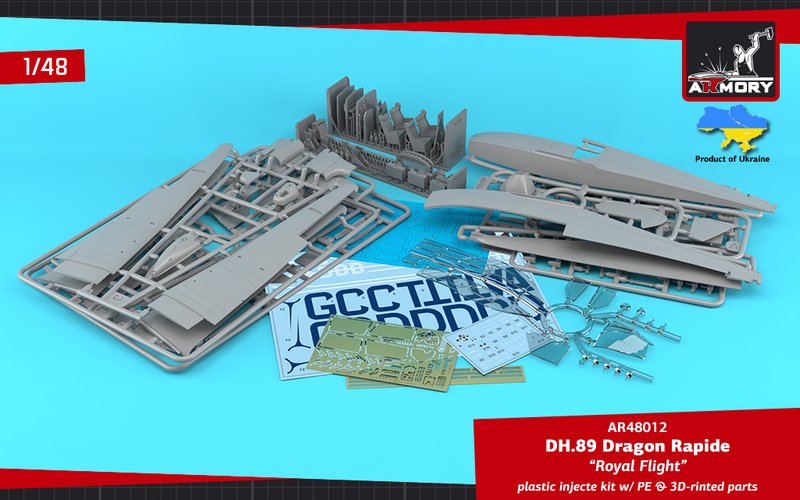 1/48 - de Havilland DH.89 Dragon Rapide/Dominie by Armory Models Group ...