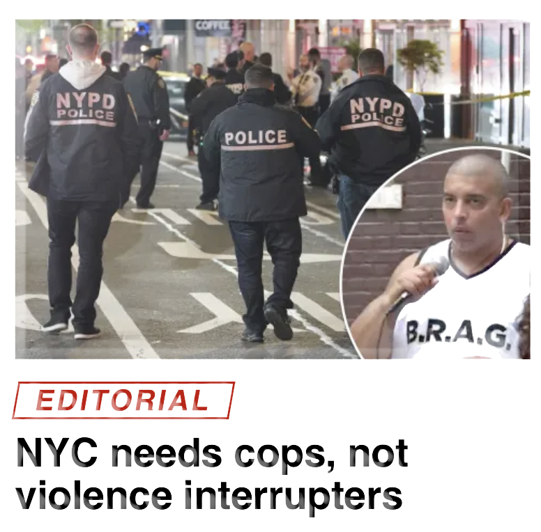 NYC needs cops, not violence interrupters - Thee RANT